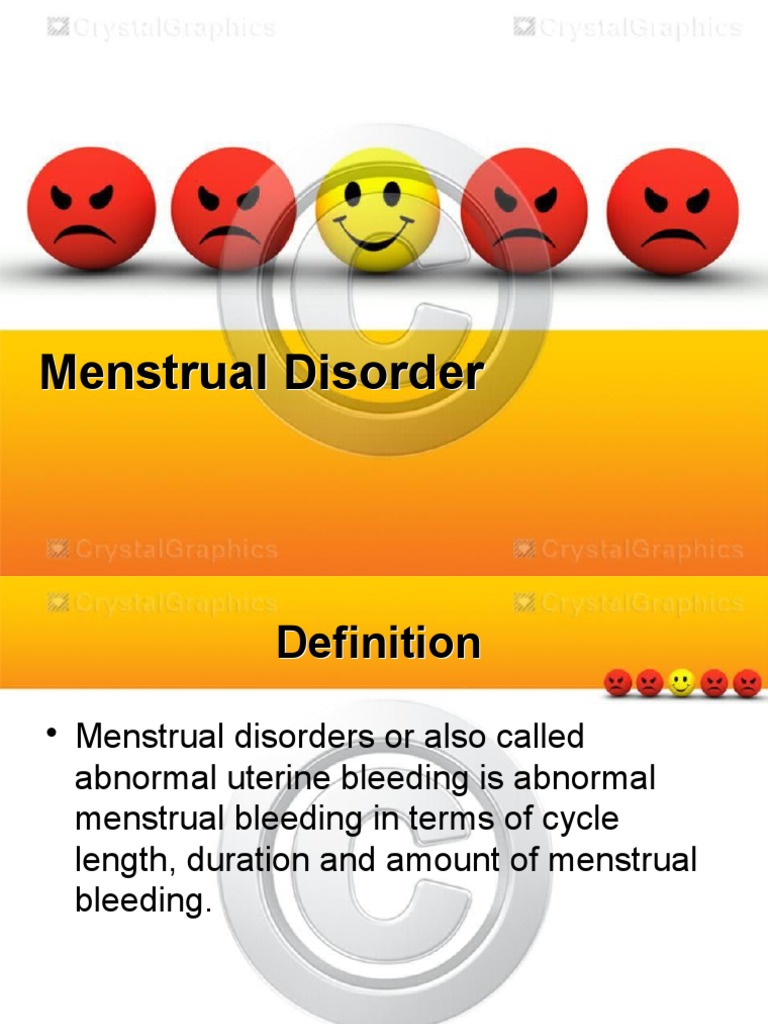Menstrual Disorder | PDF | Menstruation | Menstrual Cycle