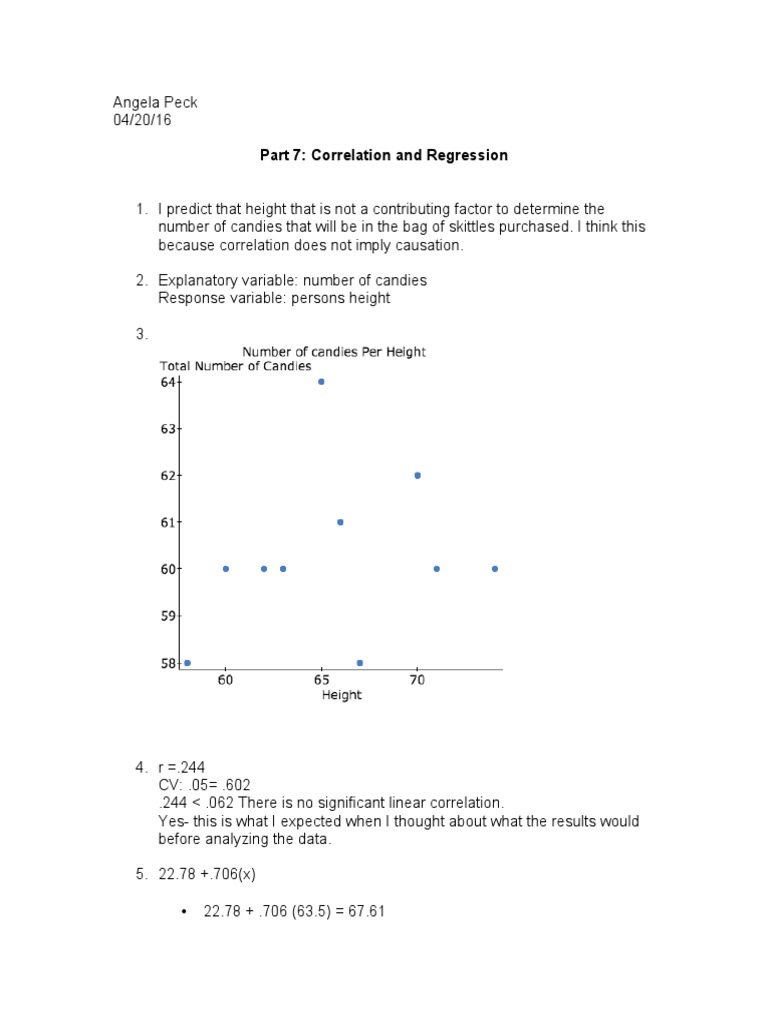 Correlation and Regression Analysis Insights | PDF | Teaching Methods ...