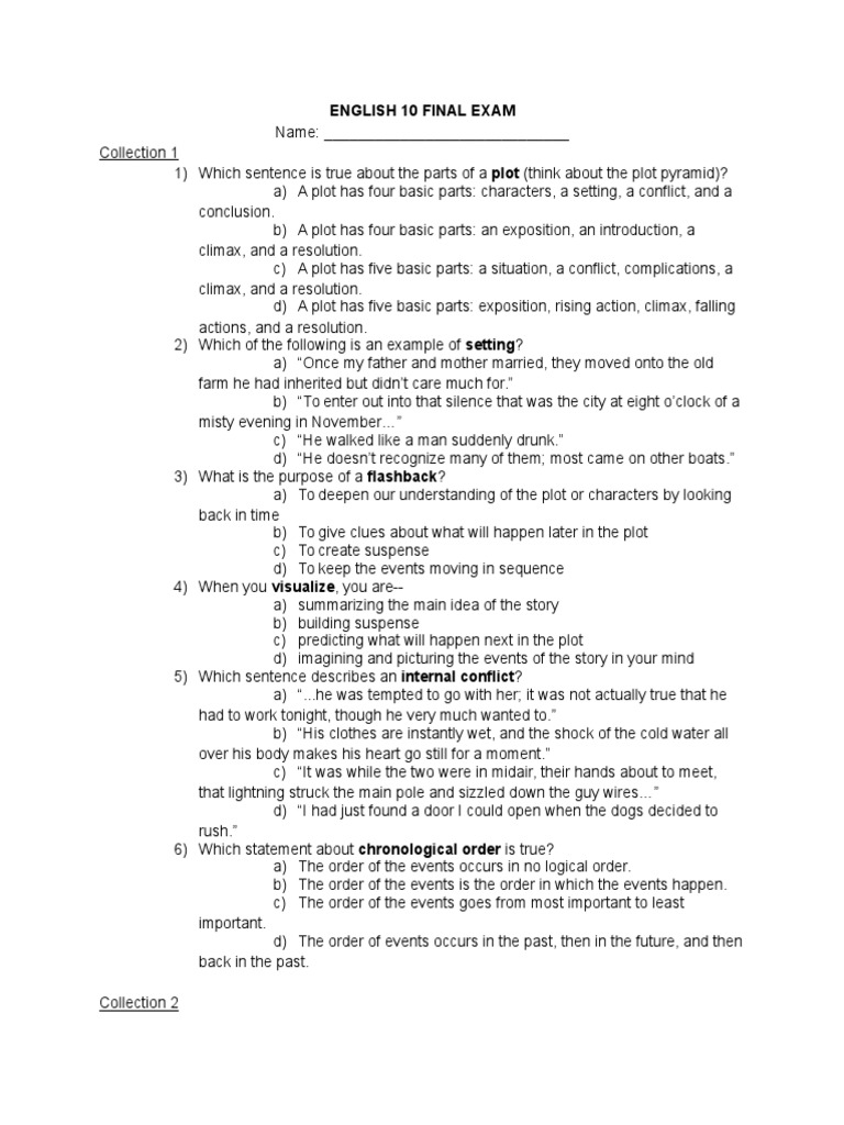 1stsem English10finalexam | PDF | Chimpanzee | Narration