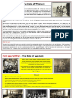 Canadian Women's Roles in WWI | PDF | Manitoba | Canada