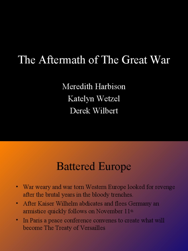 The Aftermath of The Great War | PDF | World War I | Communism