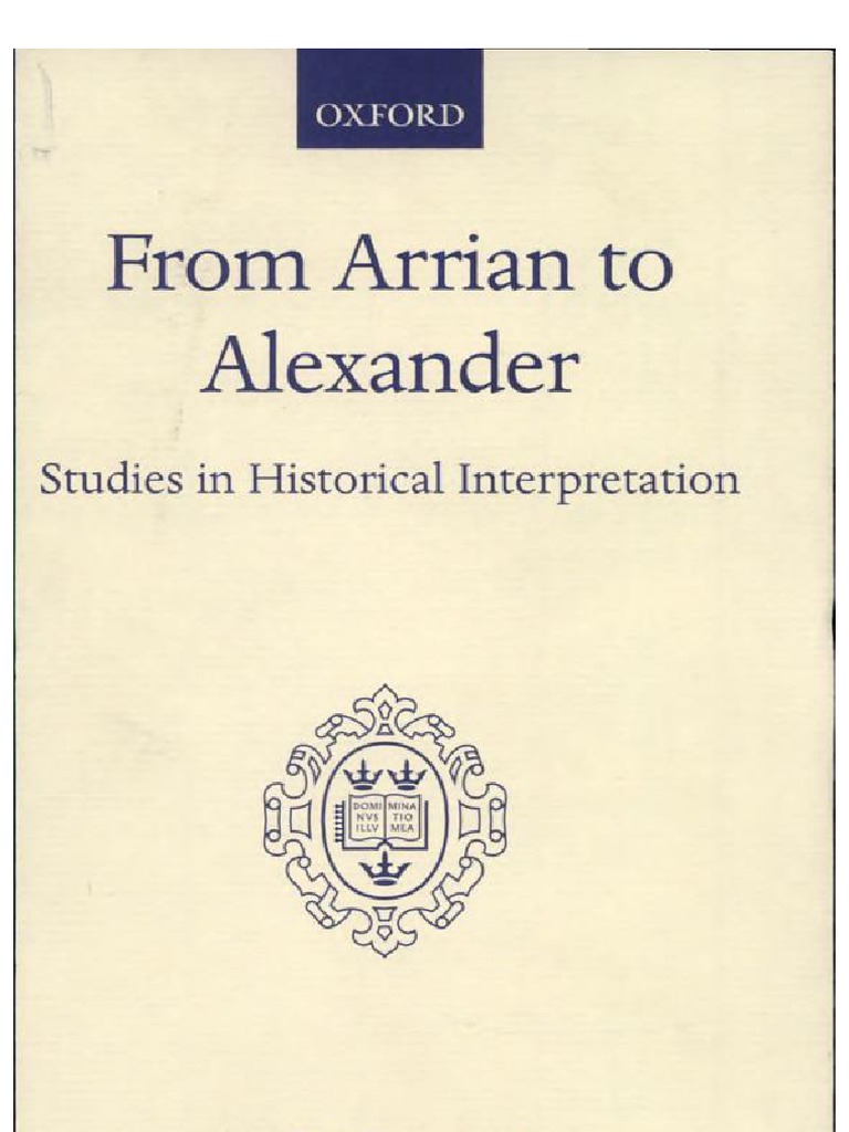 From Arrian To Alexander | PDF