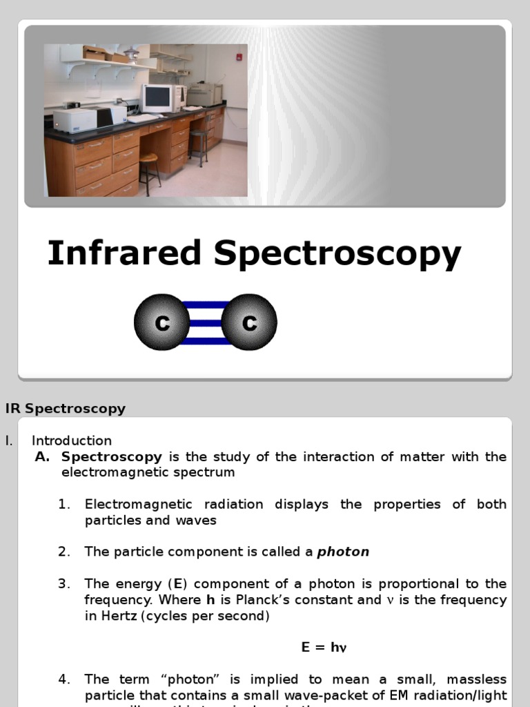 IR Spectros | PDF | Infrared Spectroscopy | Electromagnetic Radiation