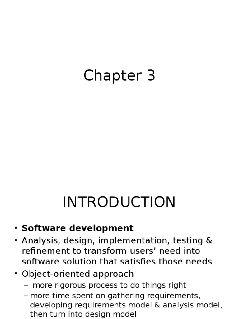 Chapter 3 Ooad | PDF | Software Prototyping | Software Development