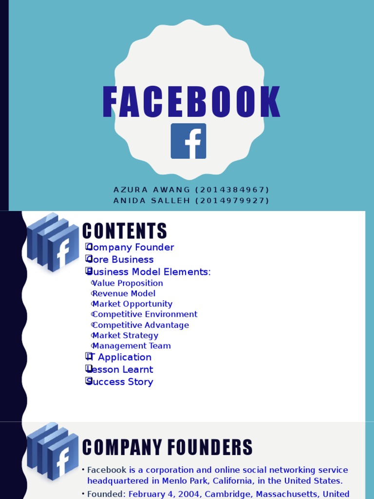 Case Study - Facebook Business Model | PDF | Facebook | Internet Privacy