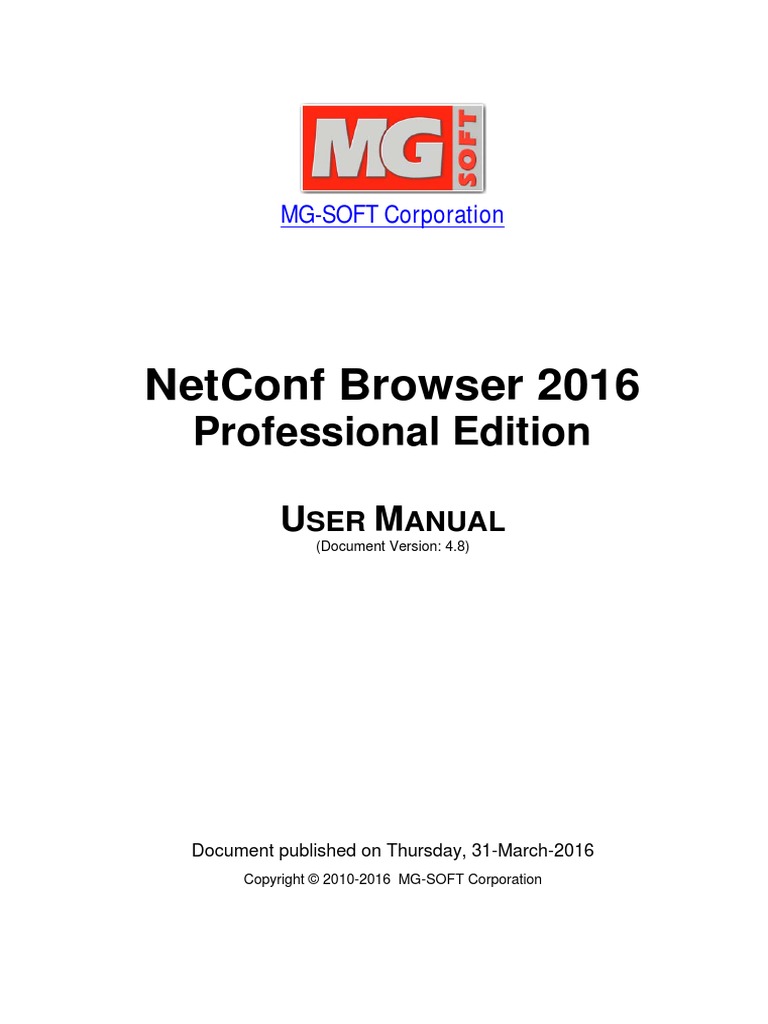 NetConf Browser | PDF | Operating System | Transport Layer Security