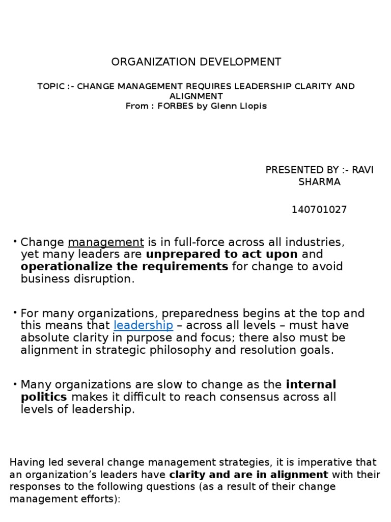 Organization Development | PDF | Change Management | Organization Development