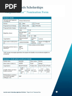 Form 919 - Nomination of Student Dependants | PDF | Travel Visa ...