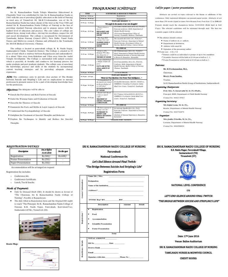 National Conference 2015 - 2016 | PDF | Tamil Nadu | Nursing