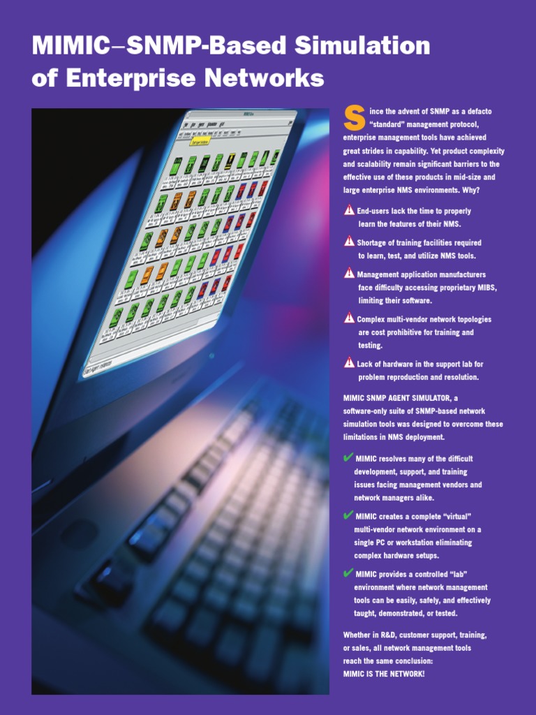 Gambit Communications MIMIC-SNMP-Based Simulation | PDF | Simulation | Computer Network