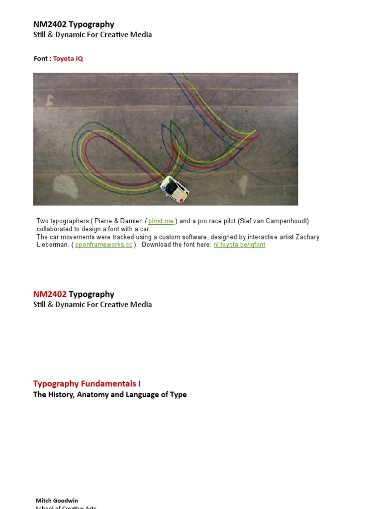 Typography Fundamentals :: The History, Anatomy and Language of Type ...