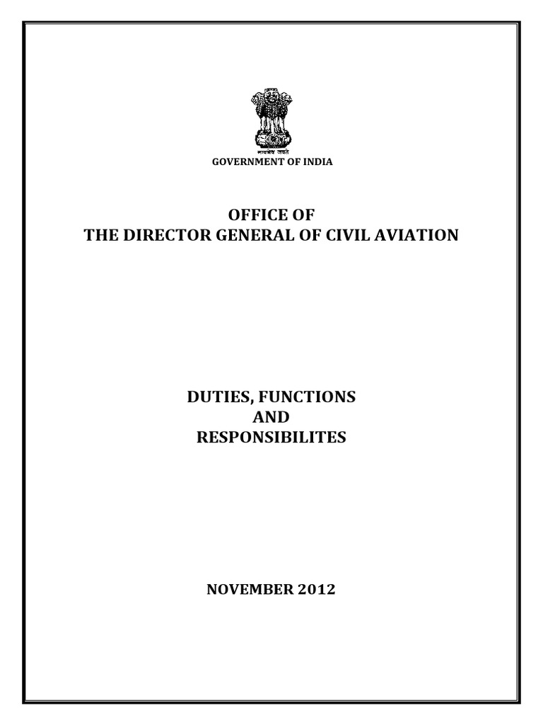 Dgca Functions | PDF | Aviation Safety | Aeronautics