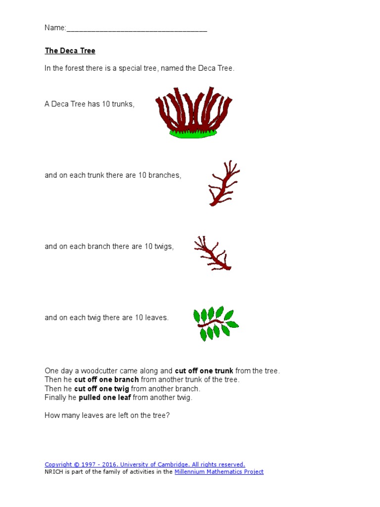 Multiply The Deca Tree | PDF