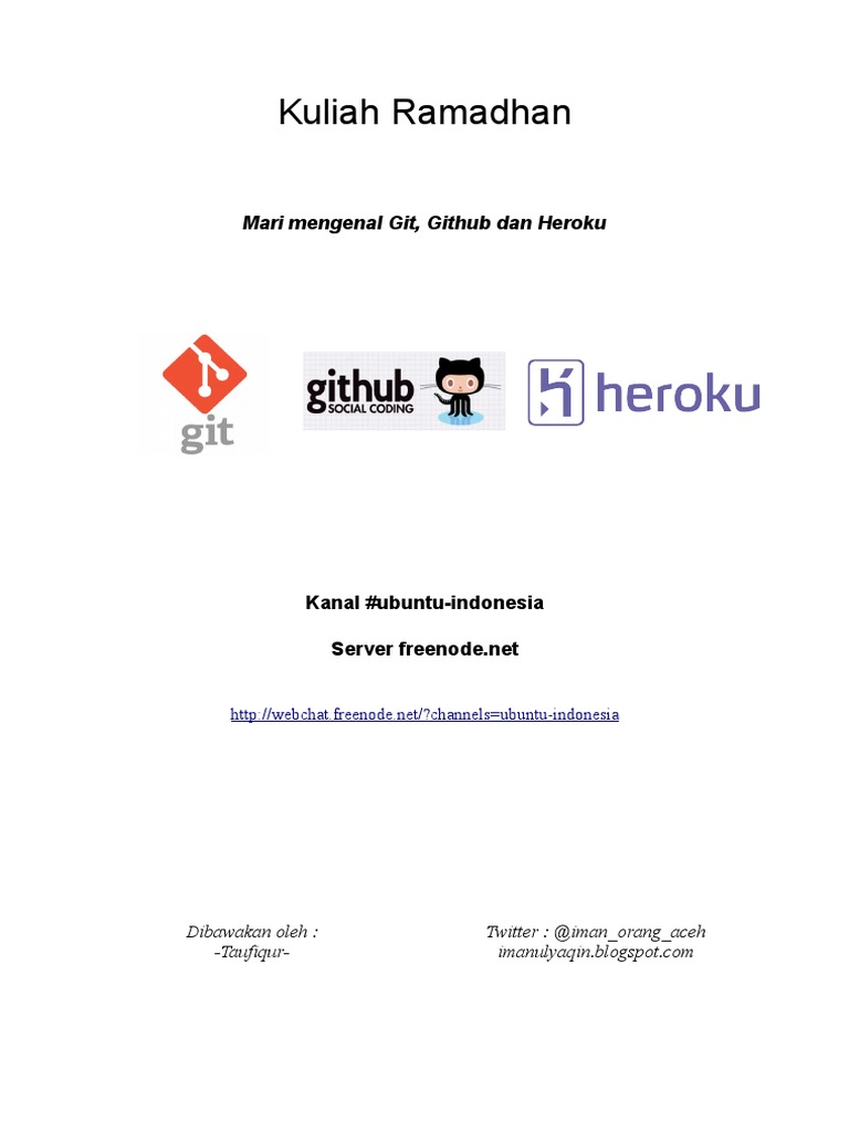 Pengenalan Git Dan Github | PDF | Komputer