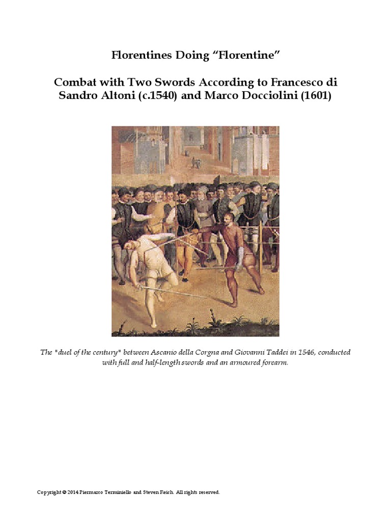 Fighting With Two Swords | PDF | Sword