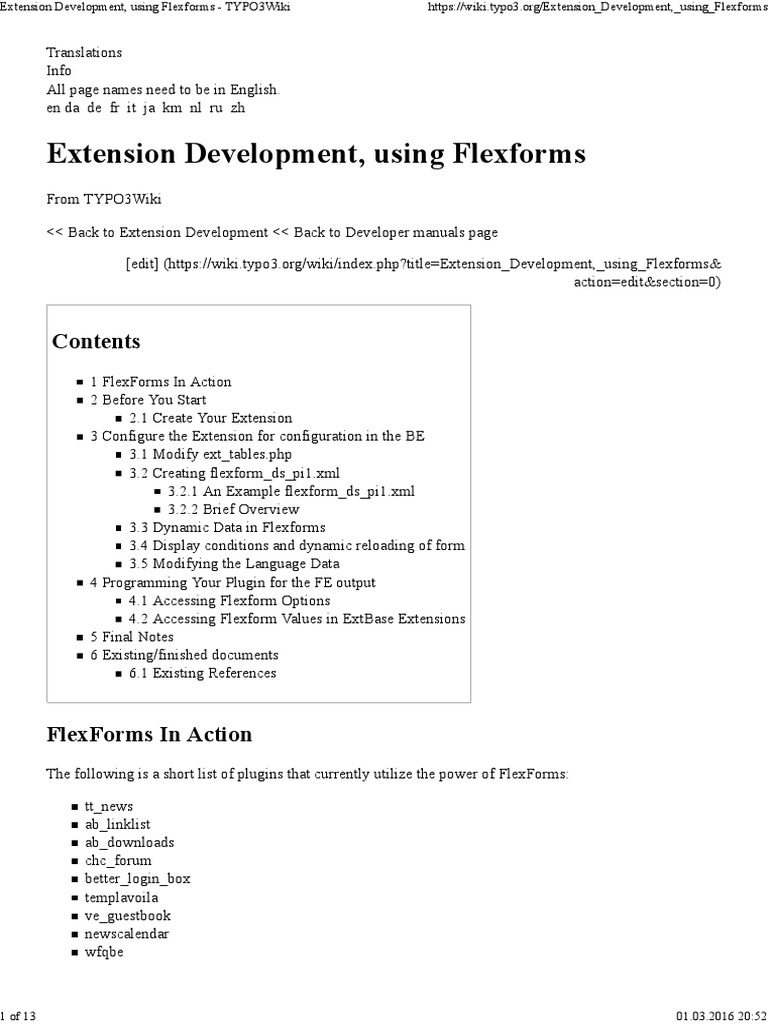 Flex Form | PDF | Php | Html