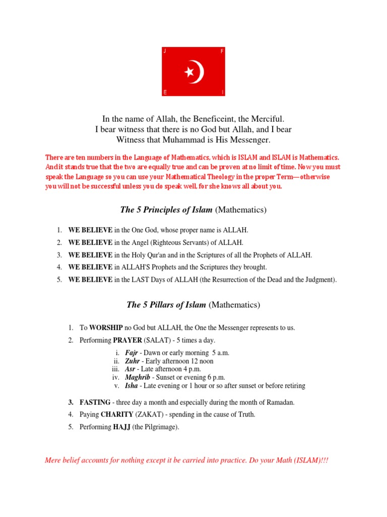 Base 10 The Numbers of Islam | Download Free PDF | Prophets And ...