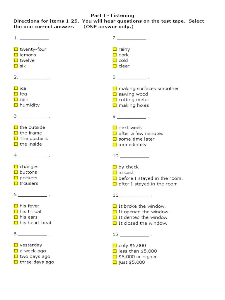 Alcpt Sample A Test | PDF