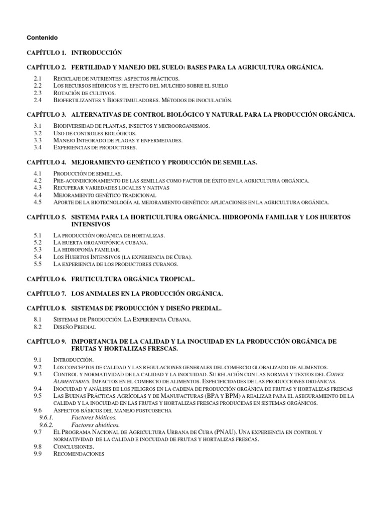 Control Organico | PDF | Agricultura ecológica | Agricultura