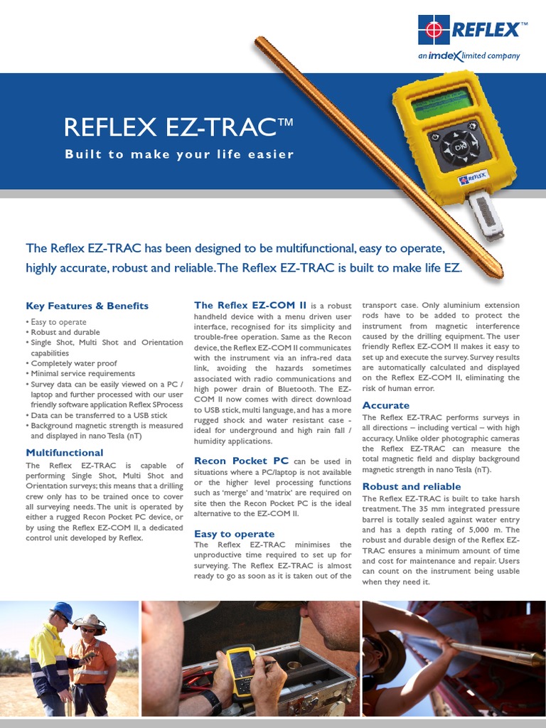 Reflex Ez Trac | PDF | Surveying | Personal Computers