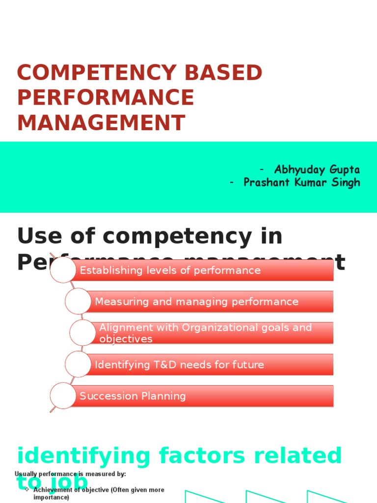 Competency Based Performance Management | PDF | Competence (Human Resources) | Leadership
