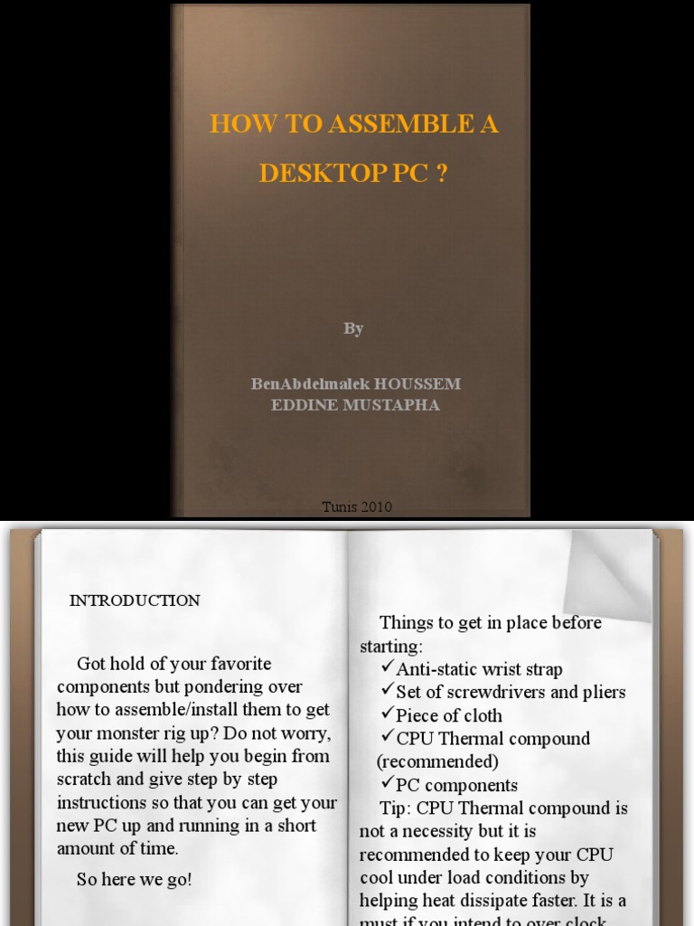 How To Assemble A Desktop PC ? | PDF | Video Game Platforms | Computer ...