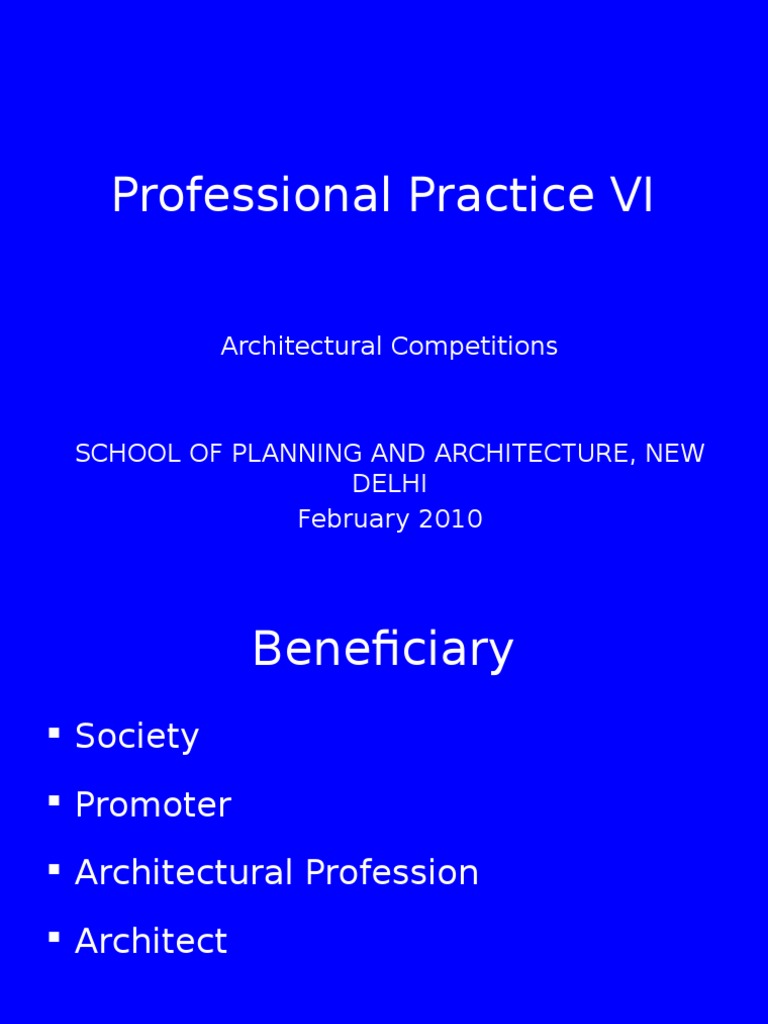 Professional Practice (Architecture) | PDF | Business | Economies