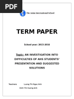 Writing A Synthesis of RRL | PDF | Argument | Essays