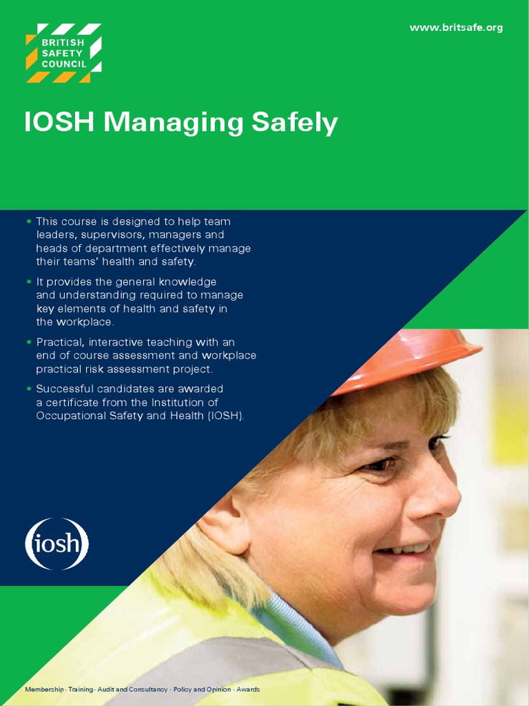 IOSH Managing Safely Factsheet Low Res-1 | PDF | Educational Technology ...