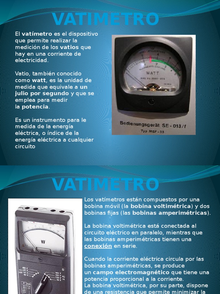 Cómo funciona y se conecta un vatímetro para medir potencia eléctrica ...