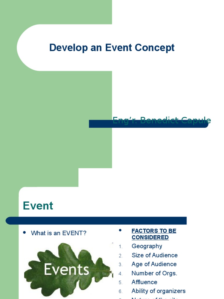 2 - Planning & Develop An Event Concept | Download Free PDF | Economies | Business