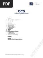 Montreal Cognitive Assessment (Moca ®) : Version 8.3 English | PDF ...