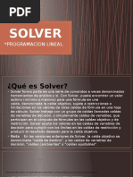 Método Simplex Con Solver Excel | PDF | Programación lineal | Microsoft Excel