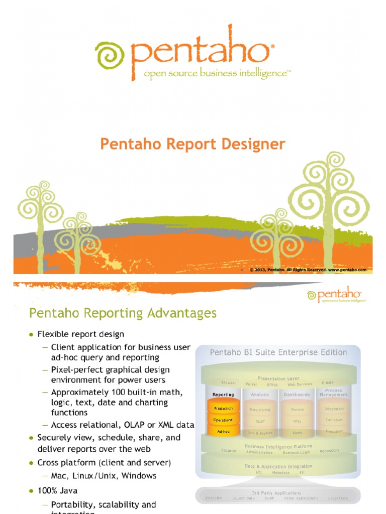 Pentaho Report Designer.pdf | Sql | Parameter (Computer Programming)