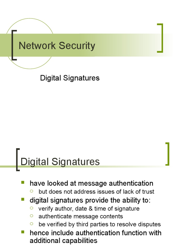 An In-Depth Explanation of Digital Signatures, Their Properties ...