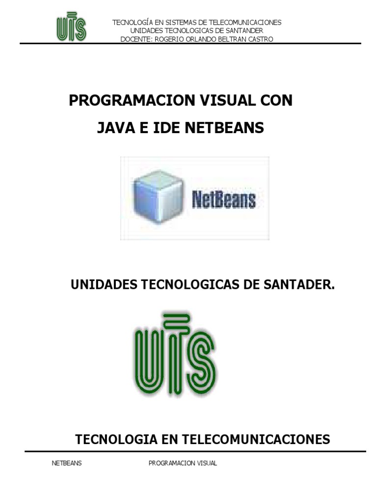 Programación Visual en NetBeans | PDF | Imagen | Java (lenguaje de ...