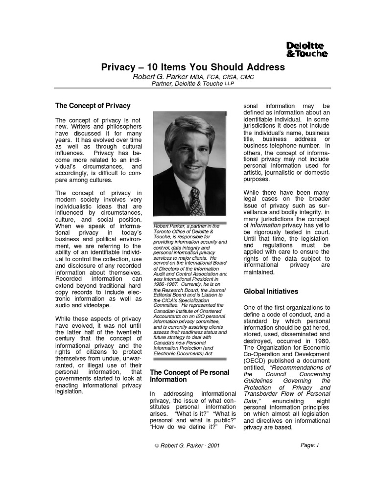 Ten Steps to Achieving Privacy Compliance: Key Considerations for ...