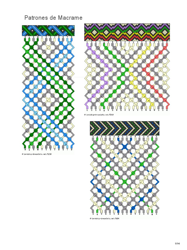 Patrones de Macrame | PDF
