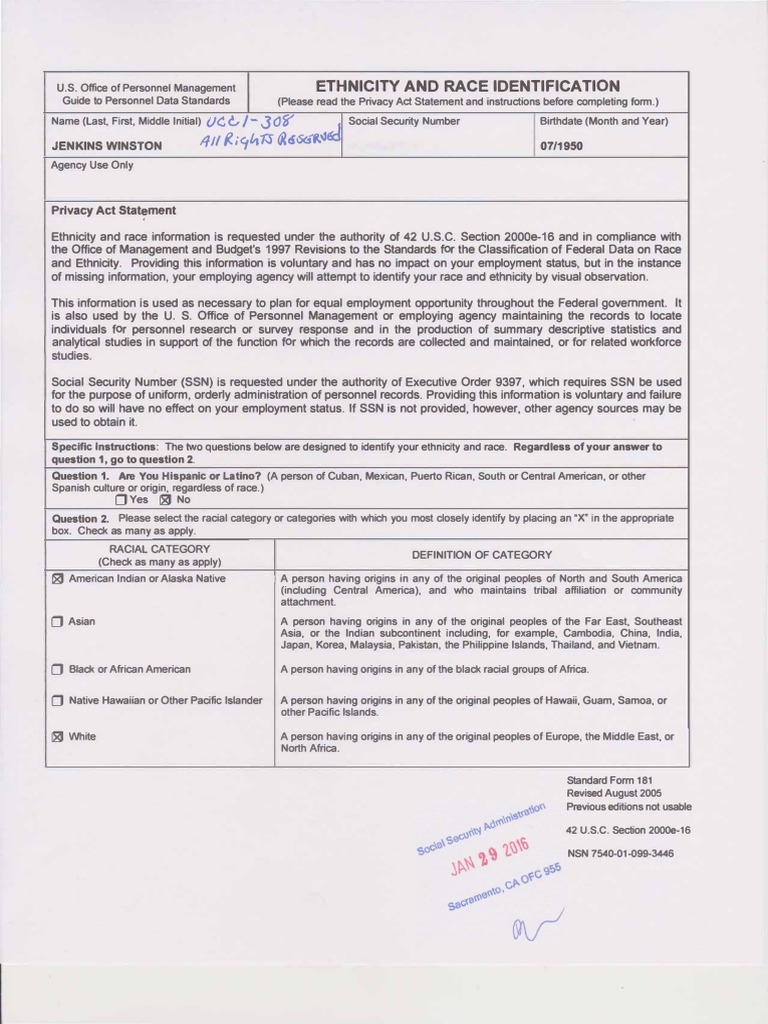 I/II I9"11s O6 ( I"ed: Ethnicity and Race Identification | PDF | Race ...