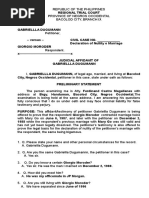 Judicial Affidavit Collection of Sum of Money | PDF | Affidavit ...
