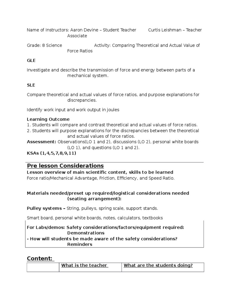 GR 8 Sci Lesson 20 | PDF | Educational Assessment | Learning