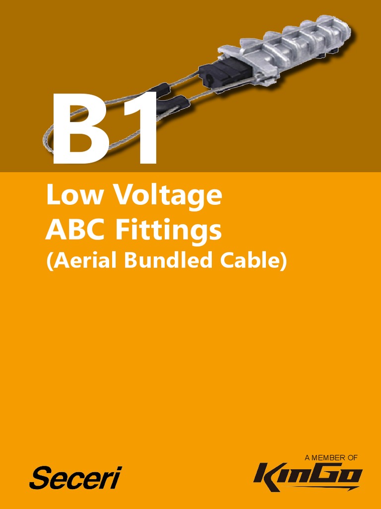 Low Voltage ABC Fittings | PDF | Screw | Electrical Connector