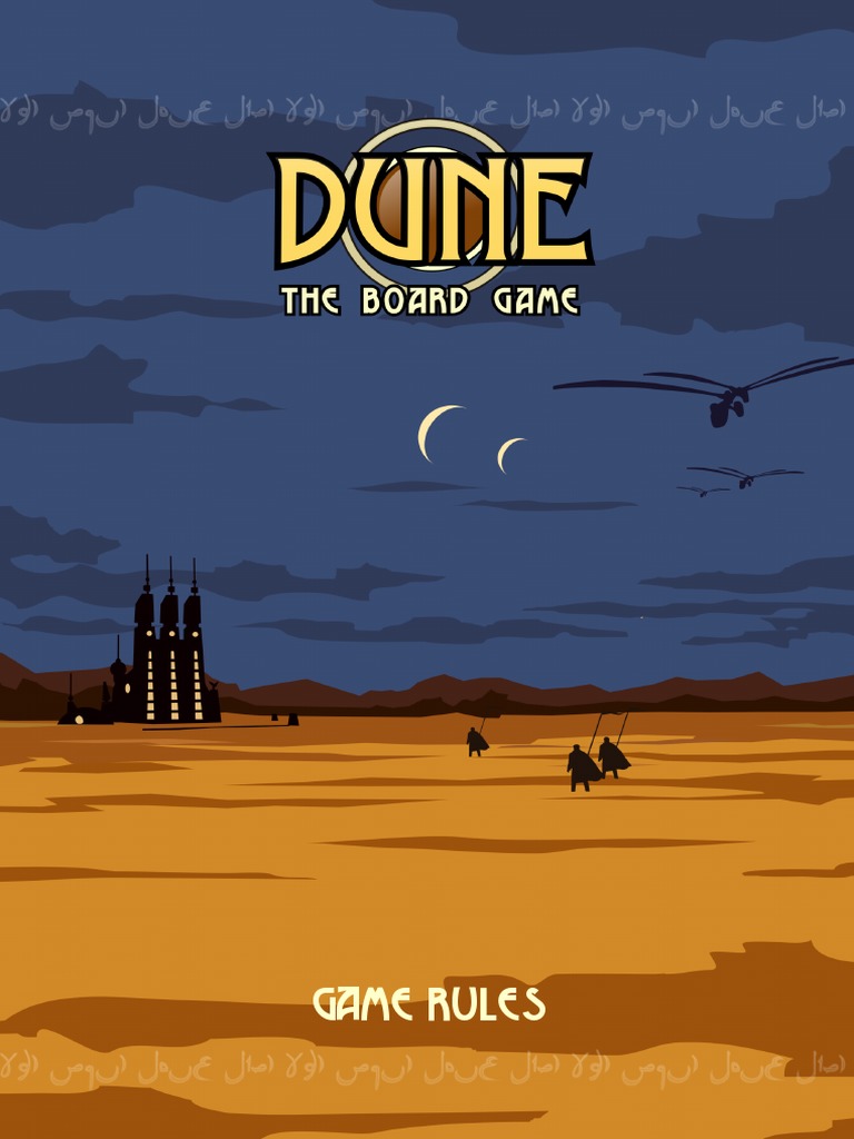 Dune Board Game Rules Overview | PDF | Dune (Novel) | Transhumanist Books