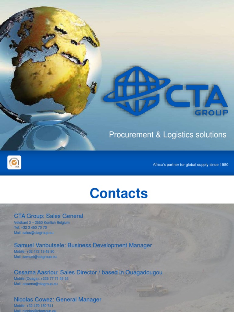 CTA Group General Presentation en II | Download Free PDF | Sodium ...