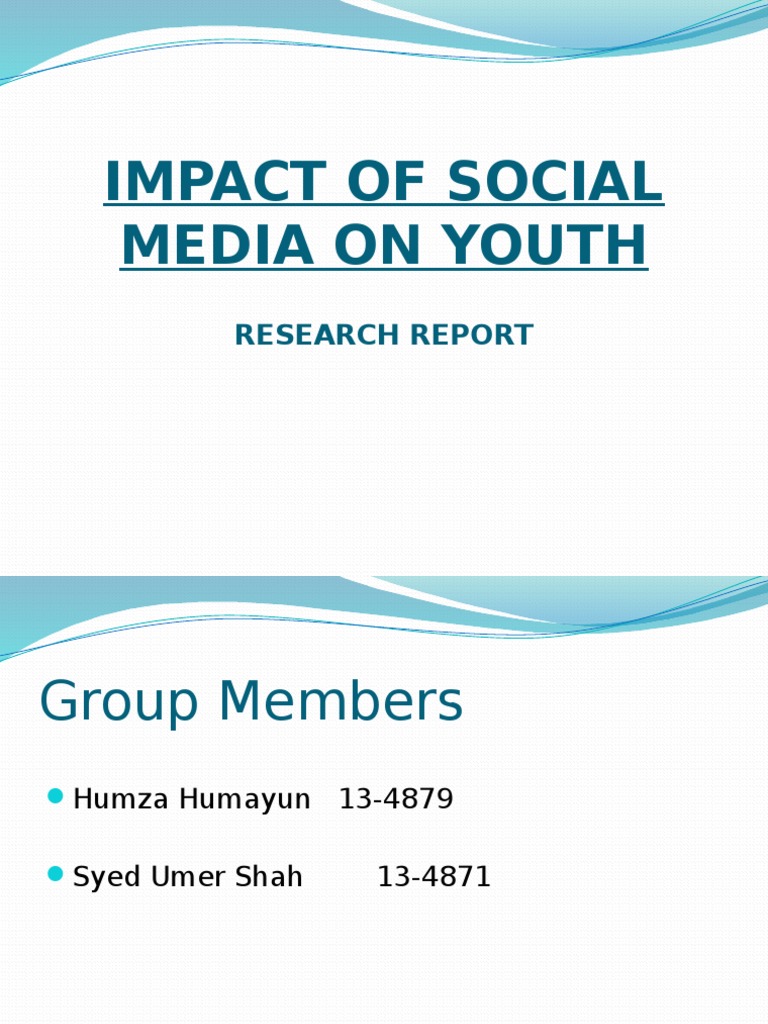 Social Media's Impact on Youth: Research Insights | PDF | Social Media ...