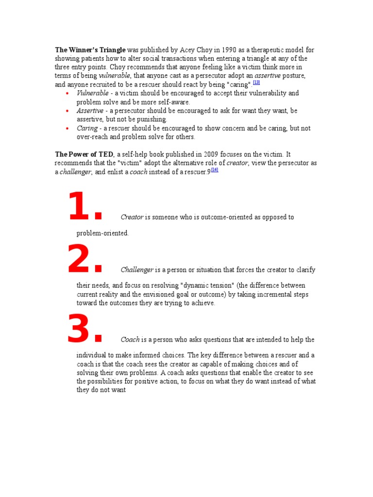 The Winner's Triangle | PDF