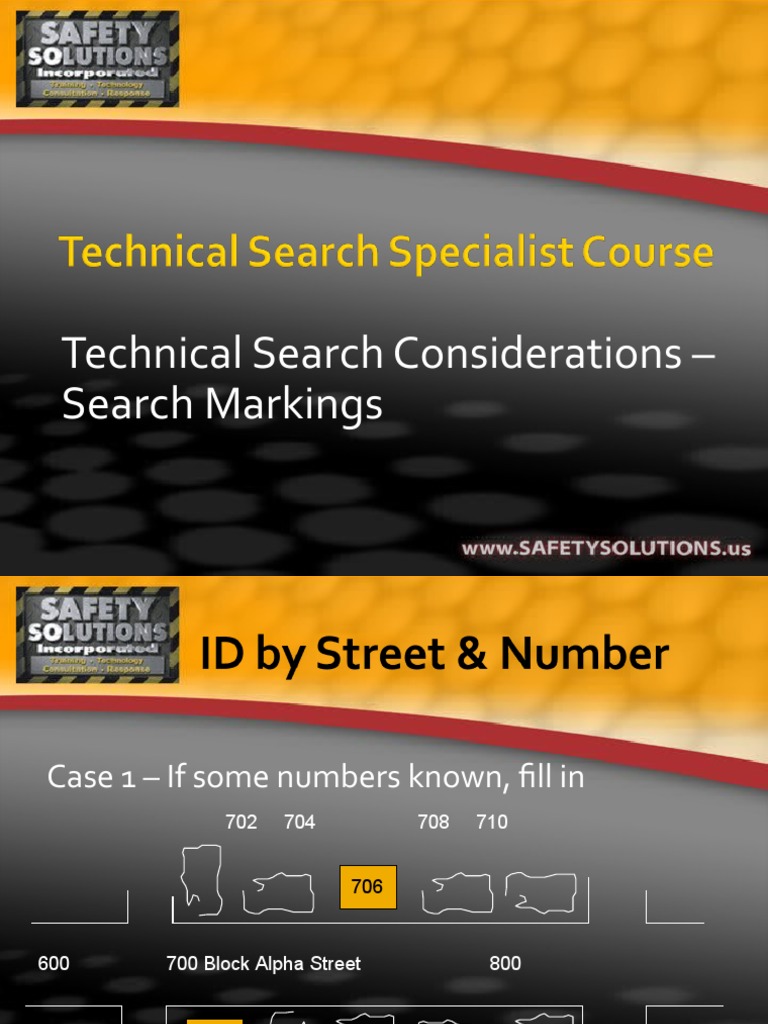 Technical Search Considerations - Search Markings | Download Free PDF ...