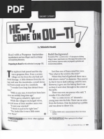 He-Y, Come On Ou-T! Shinichi Hoshi | PDF | Narration