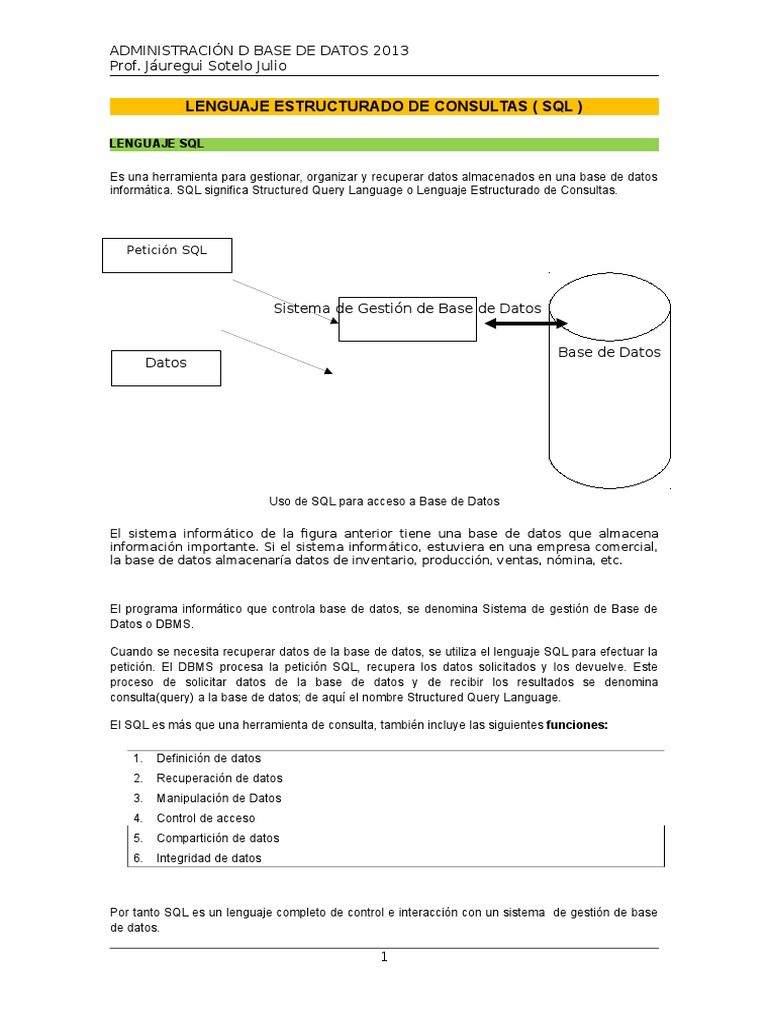 Taller de Base de Datos 2016 | PDF | SQL | Comillas