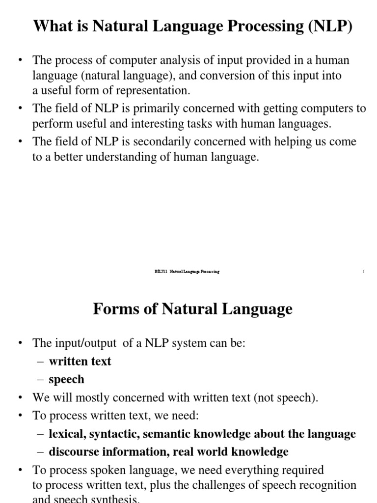 Introduction to NLP | Parsing | Part Of Speech